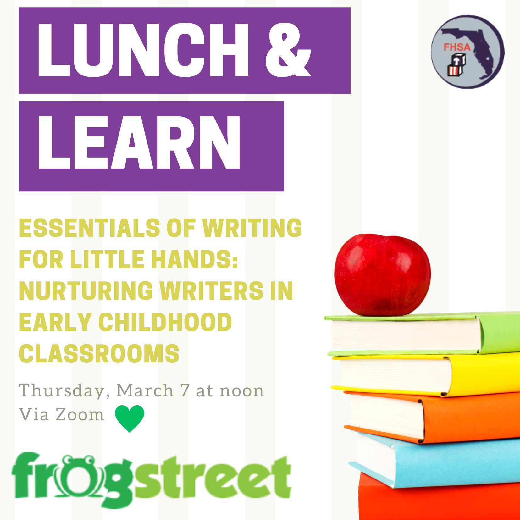 FHSA Lunch and Learn: Essentials of Writing for Little Hands: Nurturing ...